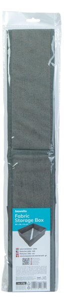 Bewello BW2075 Szövet tárolódoboz- 30 x 26 x 10 cm - szürke | FAVI.hu
