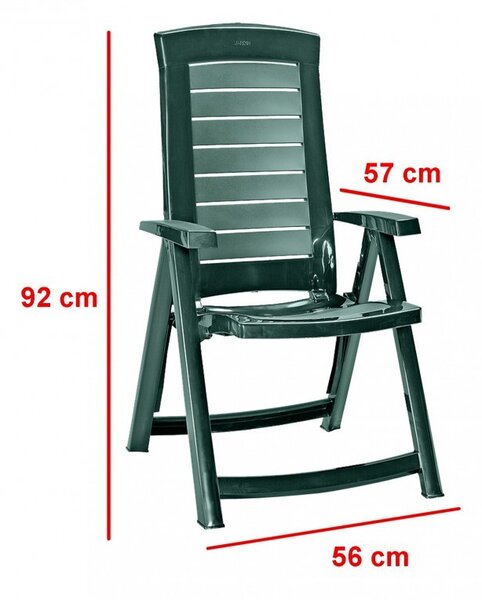Aruba összecsukható műanyag kerti szék | FAVI.hu