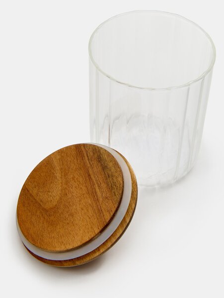 Sinsay - Üvegedény ételhez bambusz fedéllel - clear | FAVI.hu