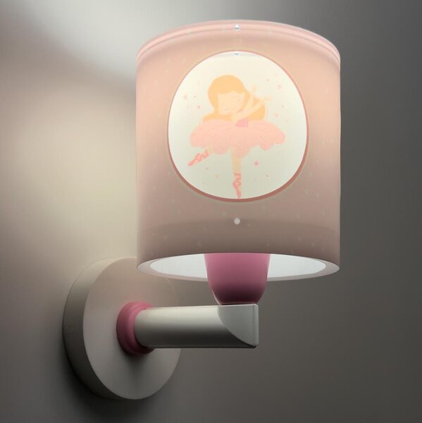 Dalber 60919 - Gyerekszobai fali lámpa PRINCESS DANCE 1xE27/15W/230V ...