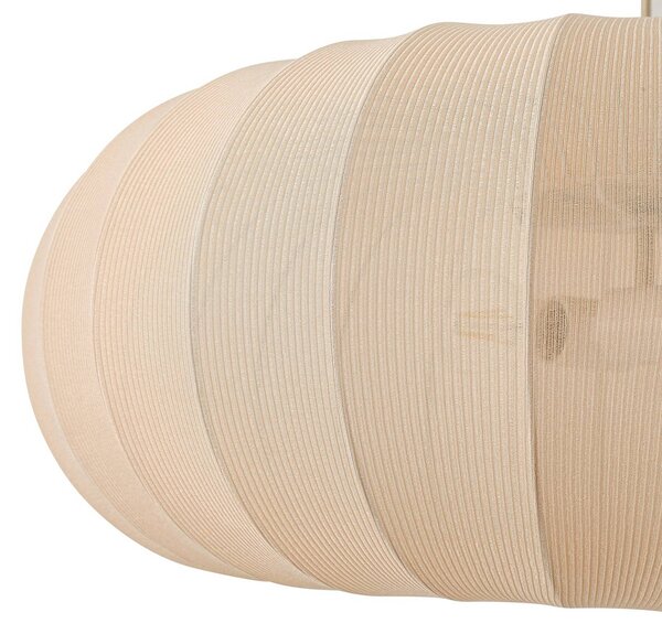 Lindby Helin lógó világítás, bézs, Ø 70 cm, textil, 3 x E27, dimmelhető ...