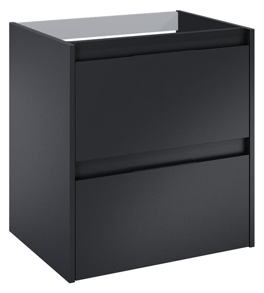 Roca Alpine szekrény 45.2x58.5x59 cm mosdókagyló alá akasztható fekete ...