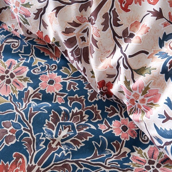 Kétszemélyes hosszabbított ágyneműhuzat 200x200 cm Keera Floral – Pineapple Elephant | FAVI.hu