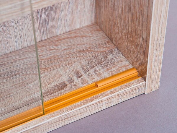 INT-Collectizioni üveges fali vitrin sonoma tölgy színben | FAVI.hu