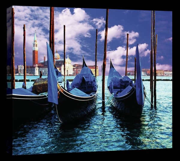 Gondolák, vászonkép, 60x40 cm méretben | FAVI.hu