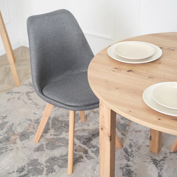 Szürke Szövet Étkezőszék NEVEL | FAVI.hu