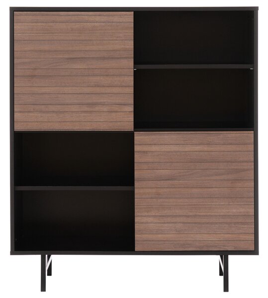 MEBLINE Komód PREGGIO PG04 fekete / captains deck | FAVI.hu