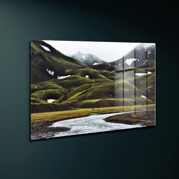 Üveg kép 120x80 cm Fjallabak – Styler | FAVI.hu
