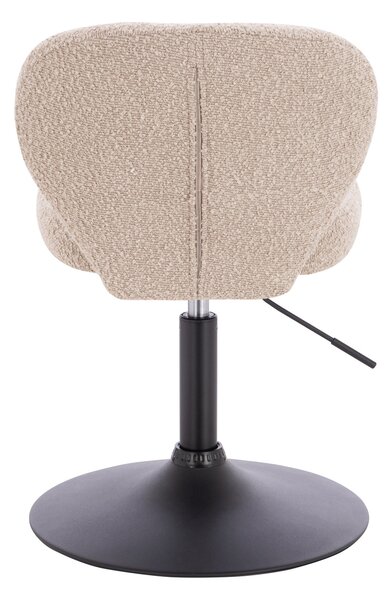 HR193N Latte modern boucle szék fekete lábbal | FAVI.hu