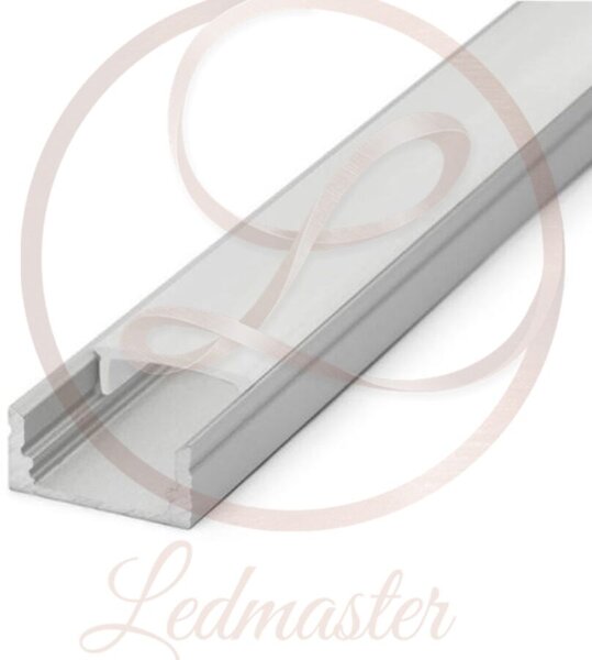 LEDmaster Felületre szerelhető aluprofil, opál fedéllel | FAVI.hu