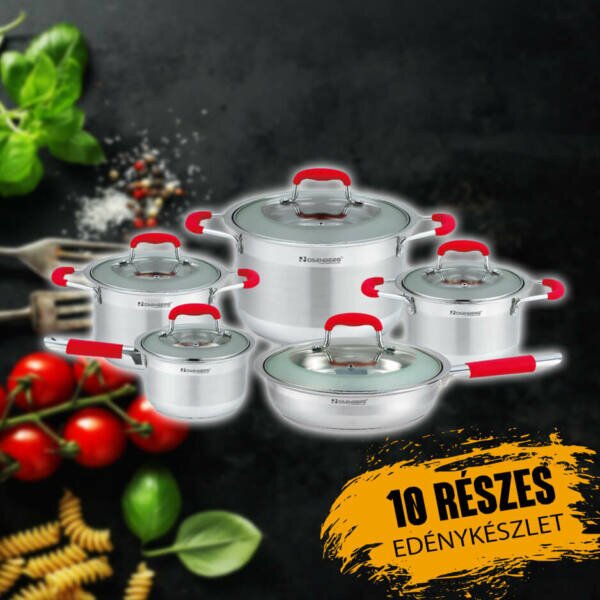 ROSENBERG 10 RÉSZES EDÉNYKÉSZLET RB-10G | FAVI.hu