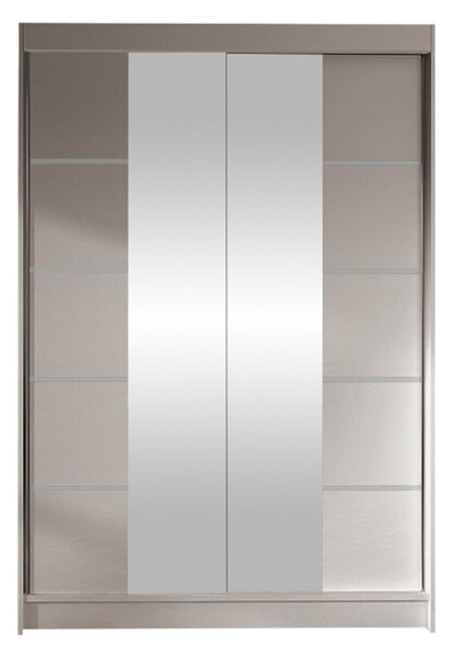 Gardróbszekrény Closico 151, Laminált forgácslap, 200x120x58cm, Kasmír ...