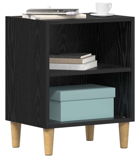 Ágyat tartó szekrény 2 pcs Fekete tölgy 40 x 30 x 50 cm Faanyag | FAVI.hu