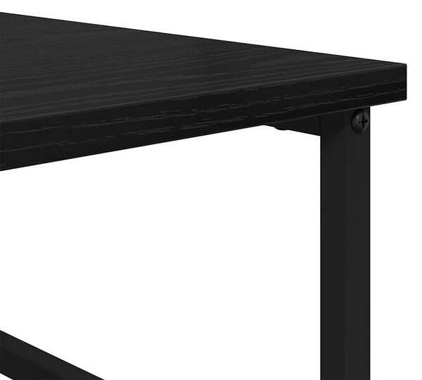 Könyvespolc Fekete tölgy 50 x 33 x 153 cm Faanyag | FAVI.hu