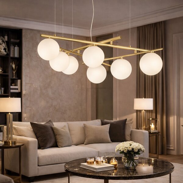 Modern csillár, ATLAS, hatos arany | FAVI.hu