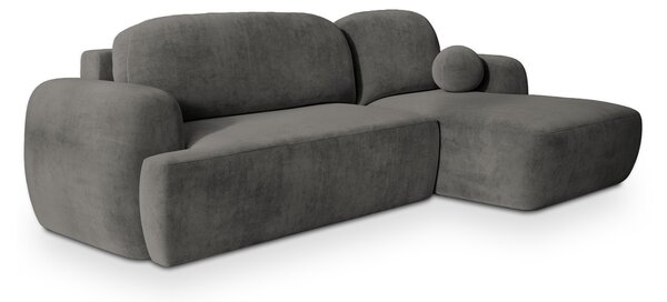 MODENZA kihúzható L alakú sarokkanapé - szürke Kronos Oldal: Balos ...