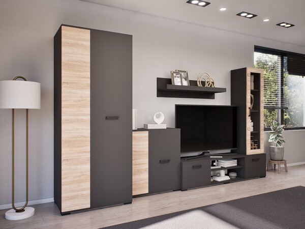 Ventura szekrénysor (Antracit-Sonoma) modern | FAVI.hu