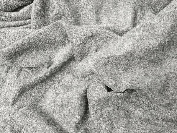 Frottír világosszürke lepedő EXCLUSIVE 90x200 cm | FAVI.hu