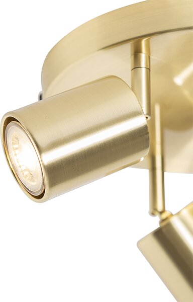 Moderne plafondlamp messing verstelbaar rond 3-lichts - java | FAVI.hu