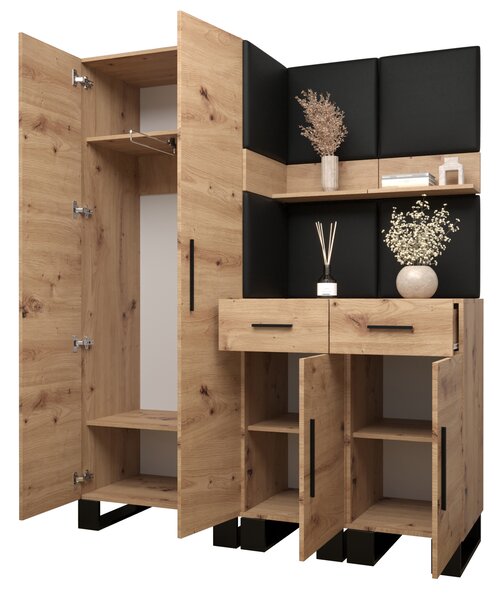 Z0ND0 Előszobabútor Amanda 7 (artisan tölgy + bézs). 1085911 | FAVI.hu