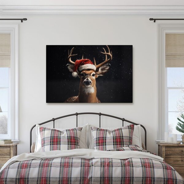 Kép aranyos karácsonyi szarvas éjjel | FAVI.hu