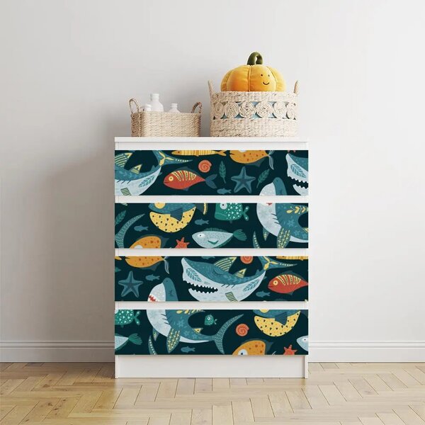 IKEA MALM bútormatrica - vicces halak | FAVI.hu