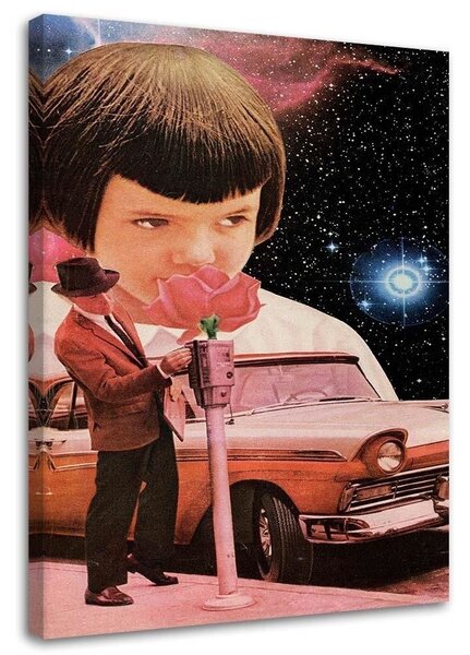 Kép Férfi fizet egy parkolóhelyért - Lili Chartrand Méretek: 40 x 60 cm ...