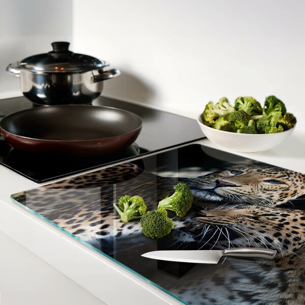 Üveg vágódeszka Gepárdok sötét háttér előtt | FAVI.hu