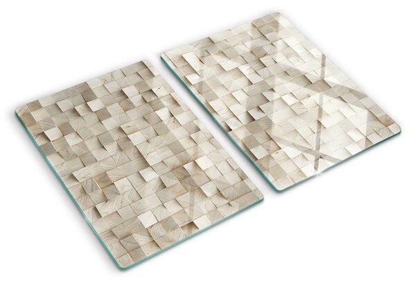 Üveg vágódeszka fényképpel Mozaik motívum semleges árnyalatokban | FAVI.hu