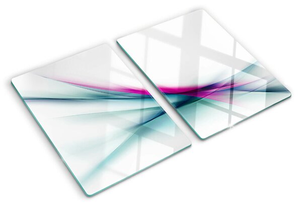 Üveg vágódeszka fényképpel Absztrakt színes hullámok | FAVI.hu