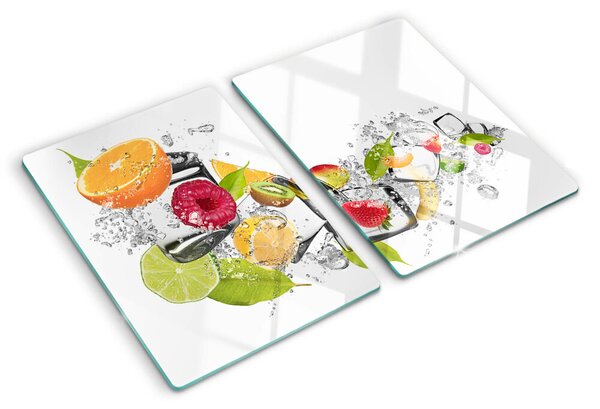 Edzett üveg vágódeszka Gyümölcs a vízben | FAVI.hu