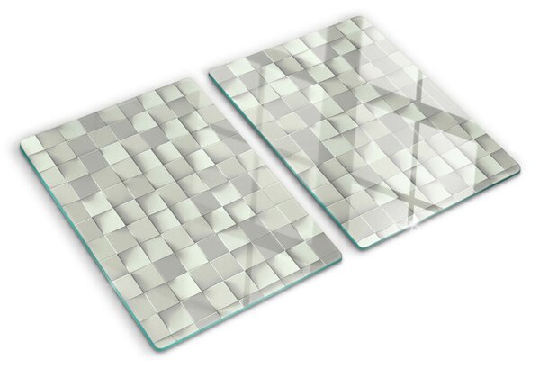 Üveg vágódeszka fényképpel Mozaik szürke árnyalatokban | FAVI.hu
