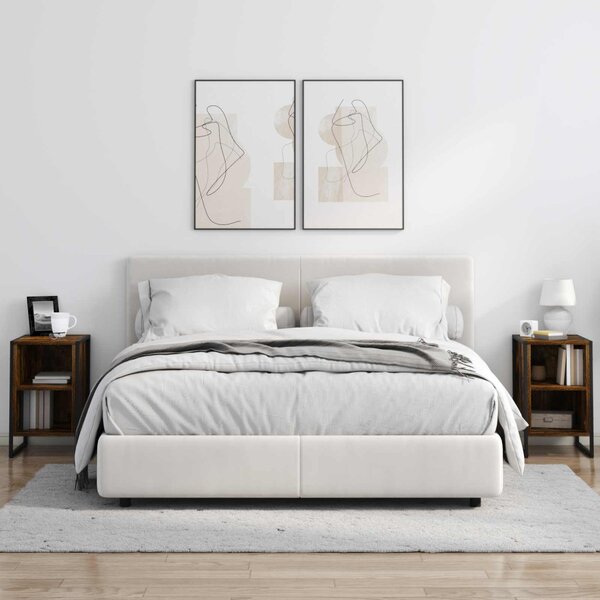 Éjjeli asztal Füstös Tölgy 39.5 x 30 x 50 cm Faanyag | FAVI.hu