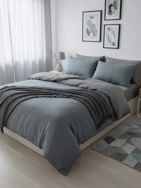 Sinsay - Buborék textúrájú ágynemű garnitúra - füstszínű | FAVI.hu