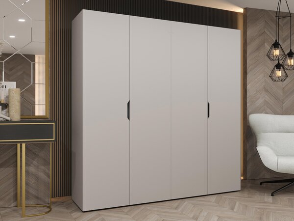 Gardróbszekrény Hartford 513, Laminált forgácslap, 202x200x50cm, Kasmír ...