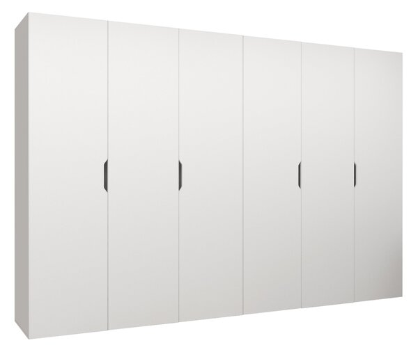 Gardróbszekrény Hartford 517, Laminált forgácslap, 202x300x50cm, Fehér ...