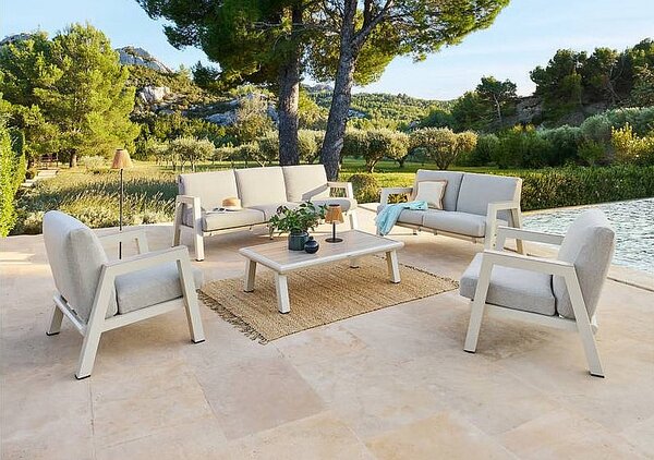 DEOKORK HELIOS alumínium szett 7 főre (elefántcsont) | FAVI.hu