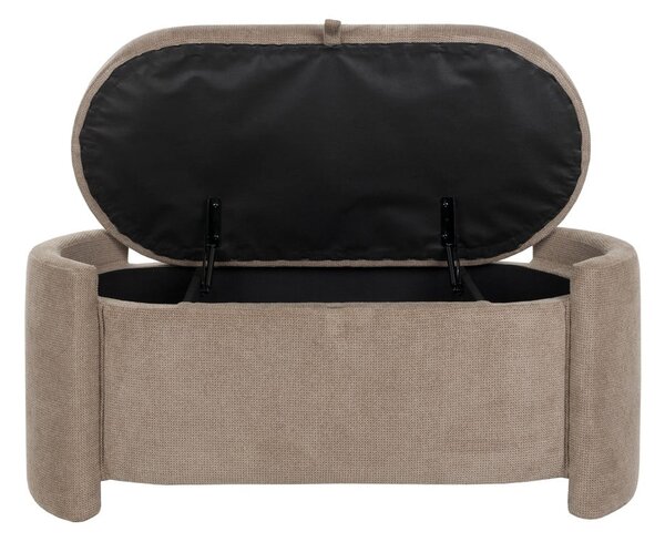 Világosbarna pad Miro – White Label | FAVI.hu