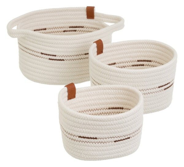 Textil tárolókosár szett 3 db-os 30x18x14 cm – Casa Selección | FAVI.hu