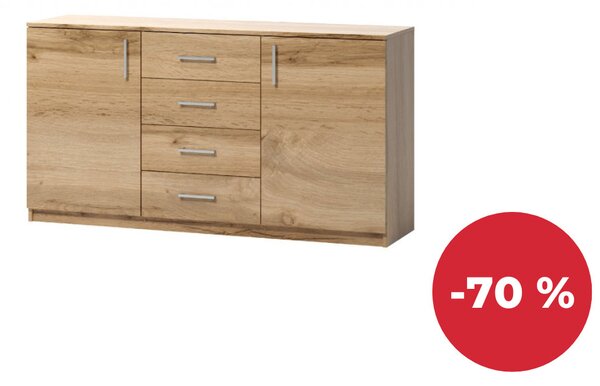 TATRIS 04 Komódok, 160x80x40, wotan tölgy | FAVI.hu