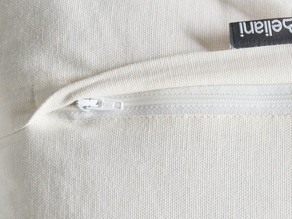 2 db díszpárna KNEMA Pamut 45 x 45 cm Fehér Virágmintás | FAVI.hu