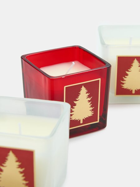 Sinsay - 3 darab gyertya Apple Cinammon - piros | FAVI.hu