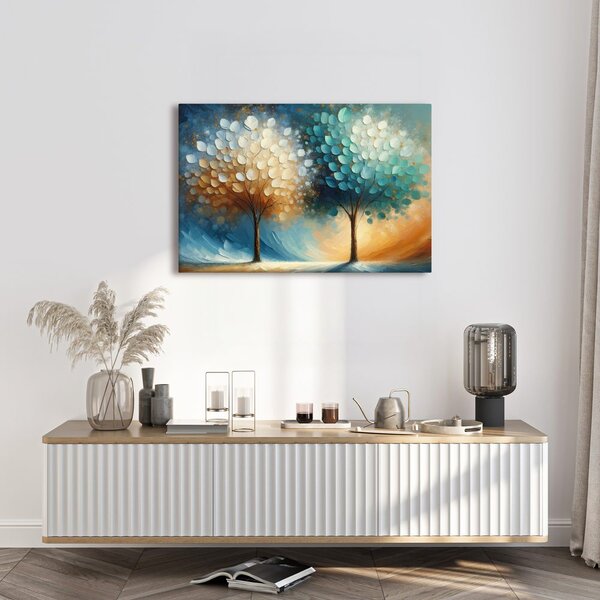 Kép két színes életfa | FAVI.hu