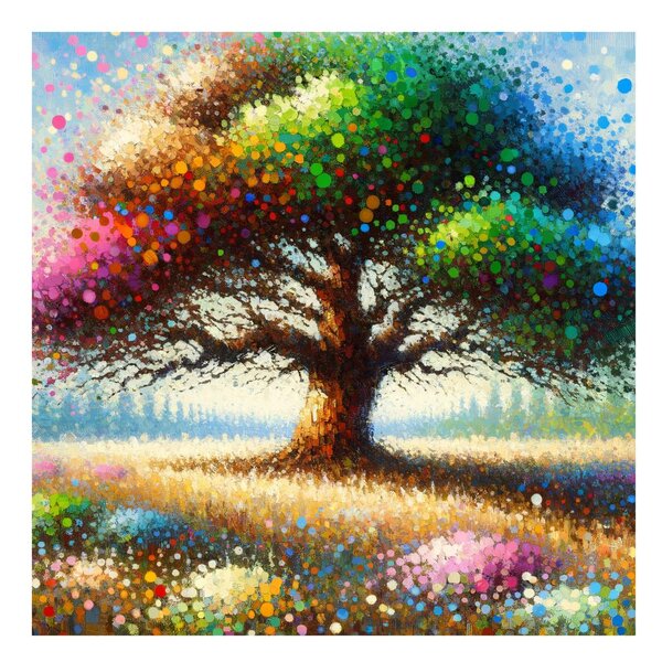 Kép szivárvány életfa a réten | FAVI.hu