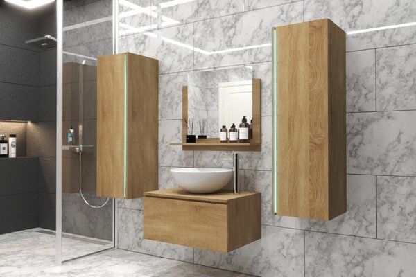 ALIUS 1 ARANY TÖLGY FÜRDŐSZOBA BÚTOR | FAVI.hu
