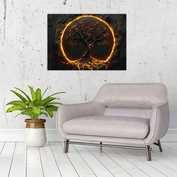 Kép – Életfa lávában II. (70x50 cm) | FAVI.hu