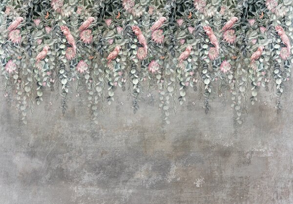 Madarak a lelógó ágak között poszter, fotótapéta Vlies (152,5 x 104 cm ...