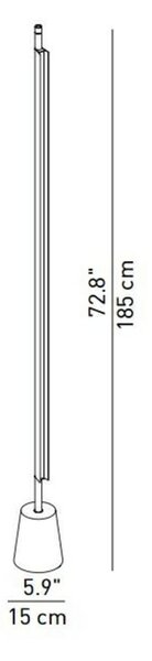 Luceplan Compendium Állólámpa Brass - Nappali | FAVI.hu